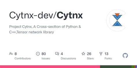 Github Cytnx Devcytnx Project Cytnx A Cross Section Of Python