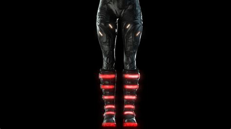 Artstation Female Cybernetic Suit Game Assets
