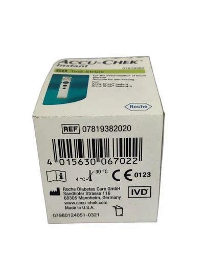 Accu Chek Instant Test Strips At Rs Box Accu Check Glucose Test Strips In Ahmedabad ID