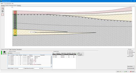 Creation Of Interface Points Creation Of Geological Section Online