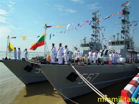 Myanmar Defence Weapons တပ္မေတာ္ ေရ ၏ ေဒသတြင္း ခရီးစဥ္မ်ား