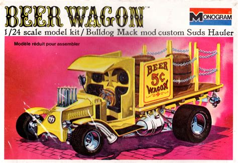 Monogram Tom Daniel Beer Wagon” Show Rod With Beer Barrels From 1967