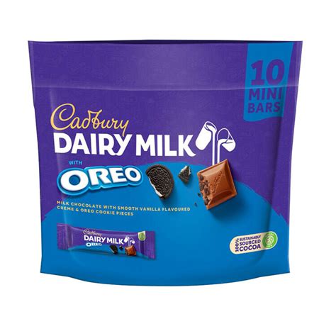 Cadbury Dairy Milk Milk Chocolate With Oreo Mini Bars Doybag 150g
