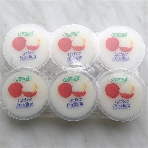 Cocon Pudding Lychee 80 Gr X 6 Packs Asian Alley Shopping