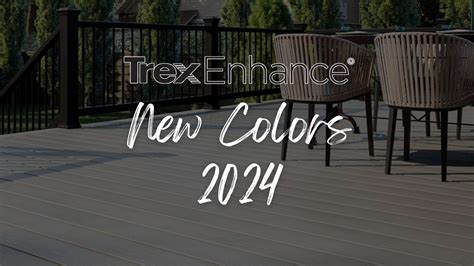 Trex Enhance New Colors 2024 Honey Grove And Tide Pool Premium Decking
