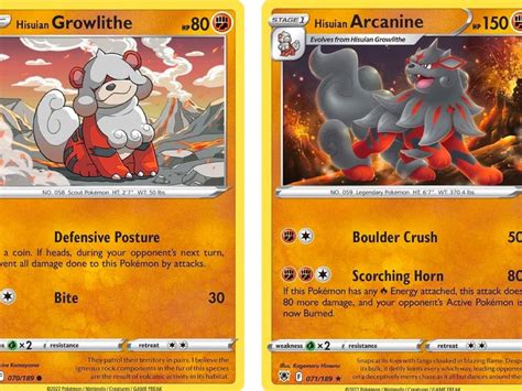 Pokemon Arcanine Card