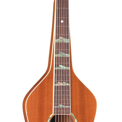 DISC Luna Weissenborn Style Acoustic Lap Steel Guitar Mahogany At Gear Music