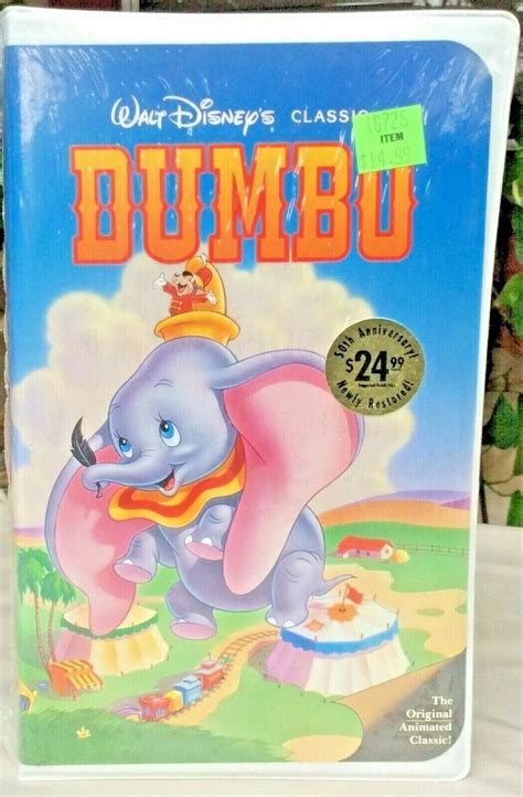 Dumbo Vhs Black Diamond Rare Clamshell Walt Disney Classic Values Mavin