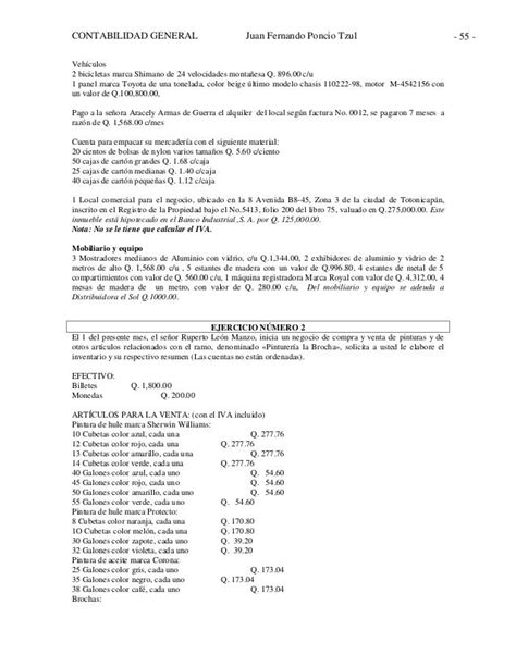 Ejercicios Resueltos De Libro Diario De Contabilidad Pdf Leer Un Libro