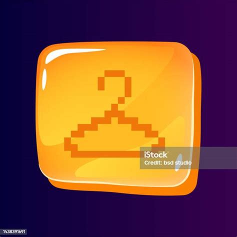 ピクセル化されたアイコン付きのハンガー光沢のあるuiボタン ピクセル化のベクターアート素材や画像を多数ご用意 ピクセル化 洋服ダンス
