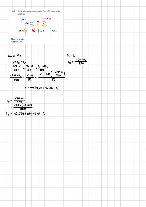 Nodal Analysis Negative Answers Vs Books Positive Solutions Electrical Engineering Stack