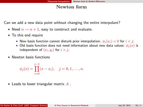 Polynomial Interpolation PPT