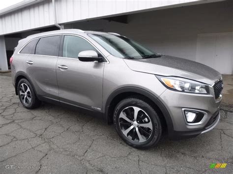 Titanium Silver 2017 Kia Sorento EX V6 AWD Exterior Photo 116512542