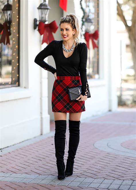 Plaid Skirt Outfit Ideas For 2023 Addicfashion
