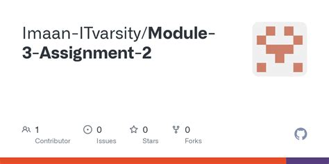 Github Imaan Itvarsitymodule 3 Assignment 2