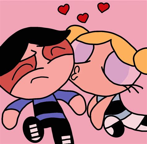 Powerpuff Girls Kissing Sticker Etsy