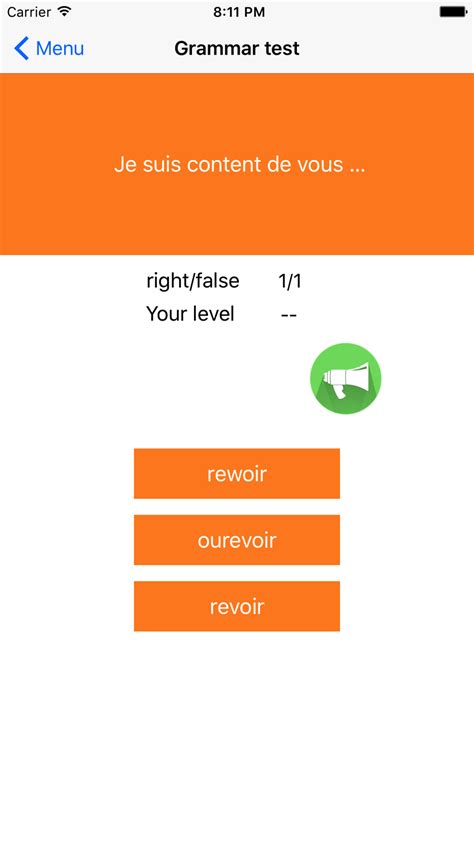 iphone 용 french test a1 a2 b1 grammar 다운로드