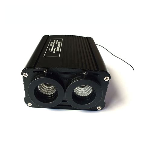 Double Coupling 32W RGBW LED Fiber Optic Light Engine Touch Control