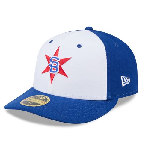 South Bend Cubs New Era 59fifty Low Profile Fitted Replica Star Cap