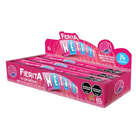Masticable Open Candy Metrico 24cm Tutti Frutti 24u Dulcilandia Paraná
