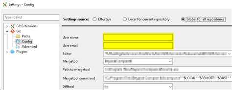 User Configuration Should Be Always Per Repository · Issue 8060