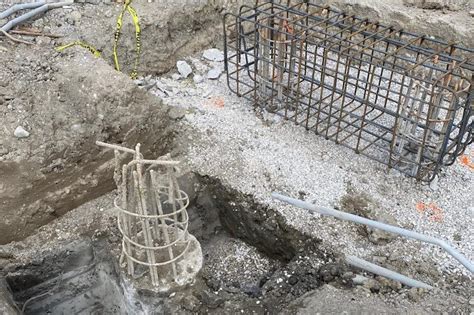 Non Destructive Evaluation Of Concrete Caissons Go Transit Station