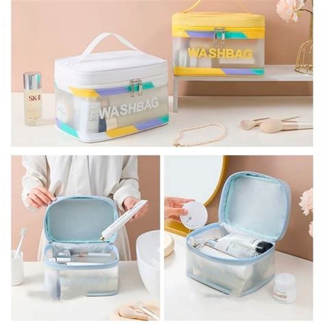 Kit Bolsas Necessaire De Viagem Para Maquiagem Promoção Tamanho U Cor PEÇAS