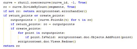 fundamentals help rhinoscriptsyntax in python object s id from