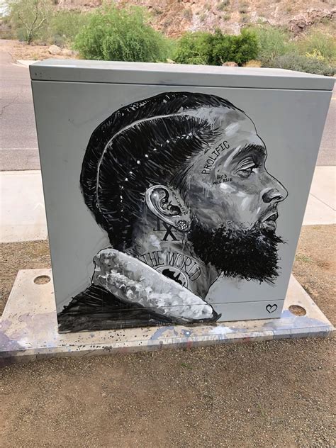 Nipsey Hussle Graffiti In Tempe Az R Arizona