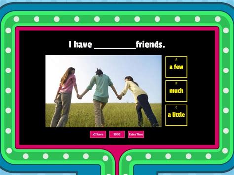 Quantifiers Gameshow Quiz Quantifiers Gameshow Quiz