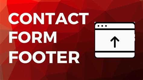 How To Add Contact Form In Wordpress Footer Easily Youtube
