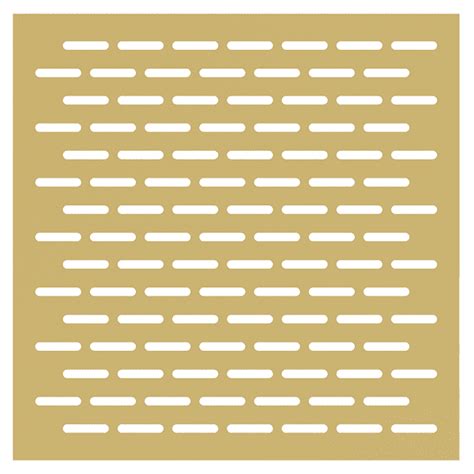 Perforated Brass Sheets For Architecture And Decoration