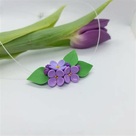 Colier Liliac Violet Miorlauu