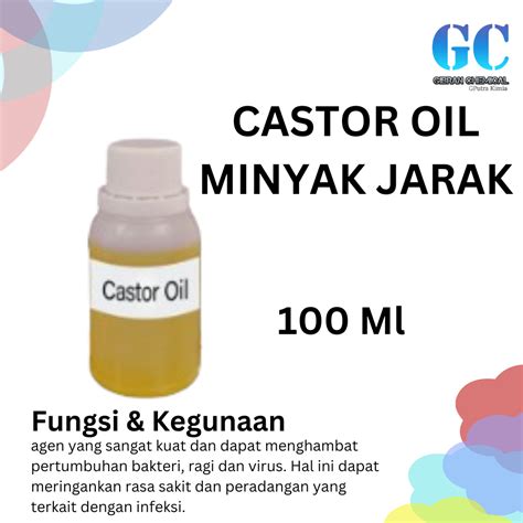Jual Minyak Jarak Castor Oil Minyak Castor 100 Ml Shopee Indonesia