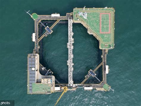 “深海鱼塘”：山东烟台智能网箱平台投入使用 搜狐大视野 搜狐新闻