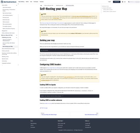 Self Hosting Your Map Workadventure Documentation Pdf Web Server