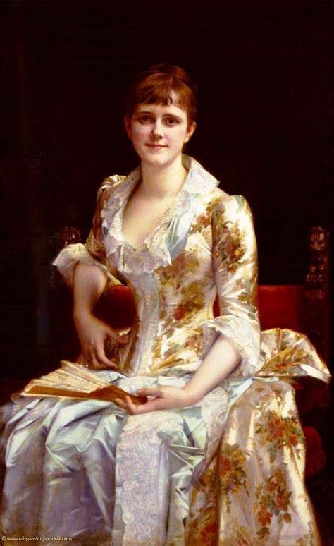 Portrait Einer Jungen Frau Bilder Gemälde Und Ölgemälde Replikation