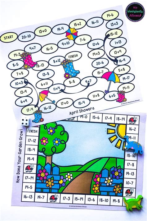 Addition And Subtraction Games Printable Free