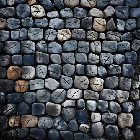 Premium Ai Image Cobblestone Path Texture
