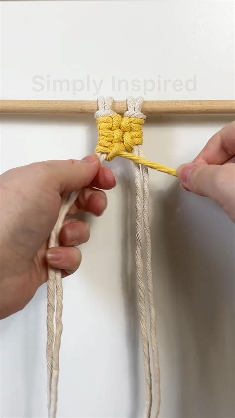 DIY Easy Macrame Pattern Easy Macrame Knot For beginners Łatwe wzory YouTube Video Macrame