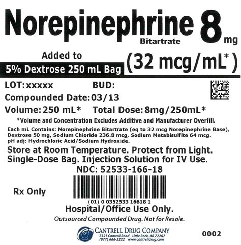 Norepinephrine Injection