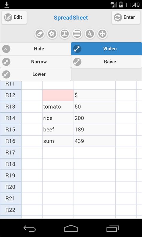 Simple Spreadsheet Apk For Android Download
