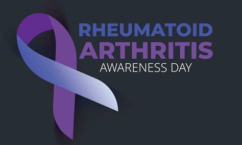 Rheumatoid Arthritis Awareness Day Background Banner Card Poster
