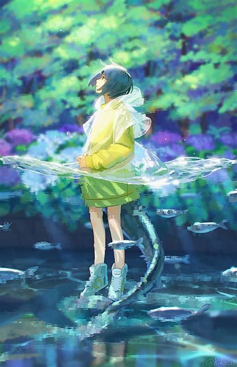 hiko 在 Twitter a little mutation Anime scenery Anime art Anime art girl