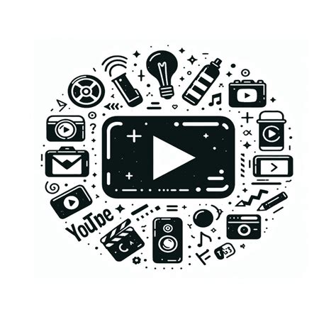 Youtube Clipart Black And White Clipartworld