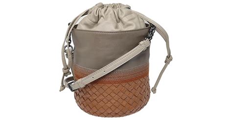 Bottega Veneta Multicolor Intrecciato Draw String Bucket Bag Multiple