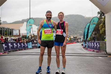 Steve Dineen And Ellie Okane Great Ocean Road Running Festival
