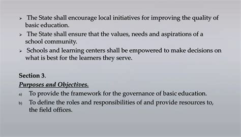 Ra 9155pptx Government Of Basic Education Act Pptx