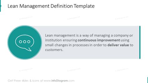 Lean Management Presentation Diagrams PPT Template