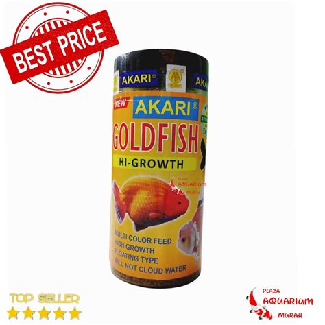Pakan Ikan Koki Akari Goldfish Hi Growth Makanan Ikan Koki Lazada Indonesia